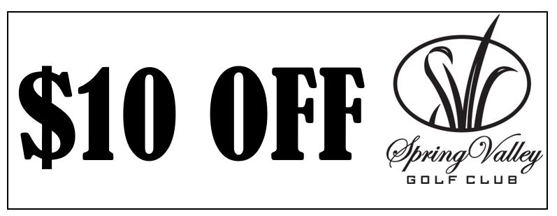 Specials - Spring Valley Golf Club